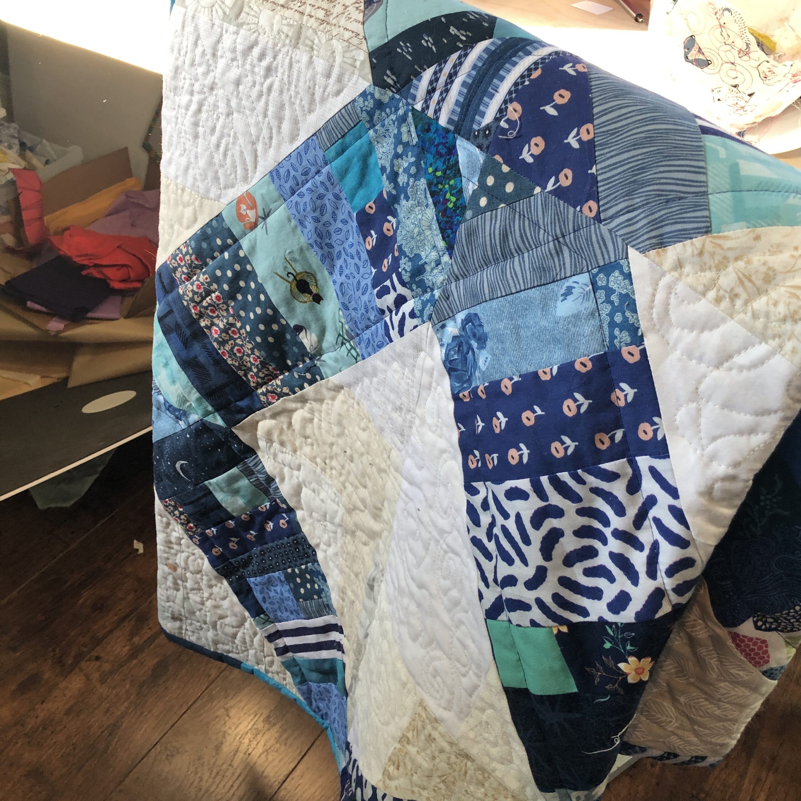 January Project Quilt finished - Nina Scott-Stoddart